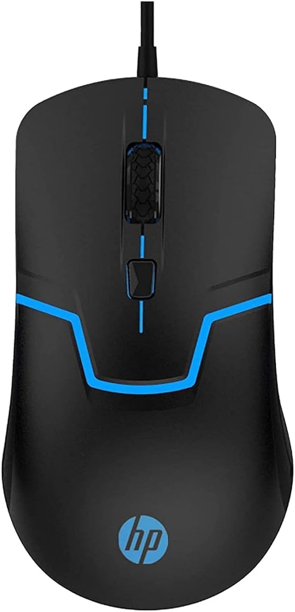 HP USB Wired Gaming Optical Mouse with LED Backlight and Adjustable 10 ...